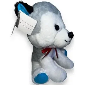 Calplush | Toys | Husky Dog Stuffed Animal Husky Plush Blue Eyes White ...
